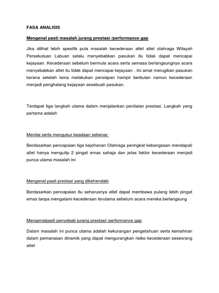 Fasa Analisis | PDF