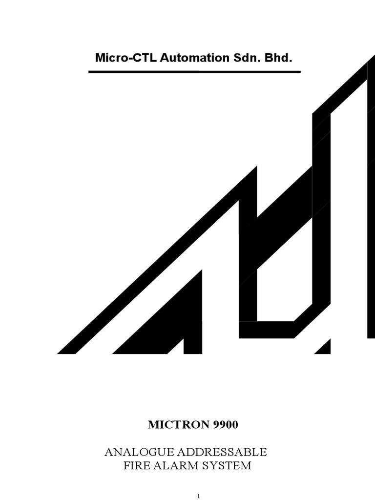 Micro-CTL Automation Sdn. BHD.: Analogue Addressable Fire Alarm System | PDF | Battery Charger ...