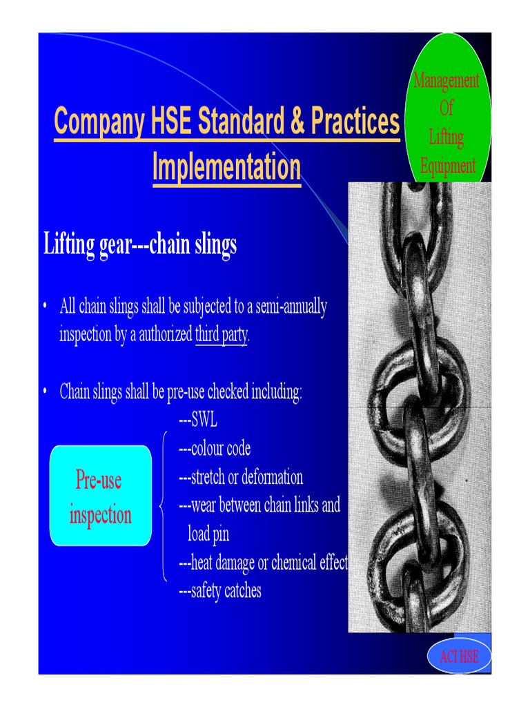 Management of Lifting Equipment - Part14 | PDF | Technology & Engineering