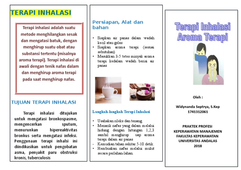 Leaflet Terapi Inhalasi | PDF
