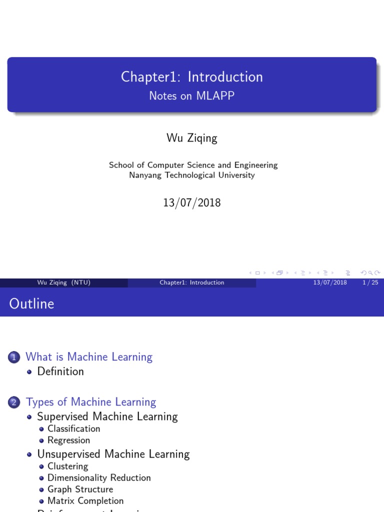 Chapter1: Introduction: Notes On MLAPP | PDF | Machine Learning ...