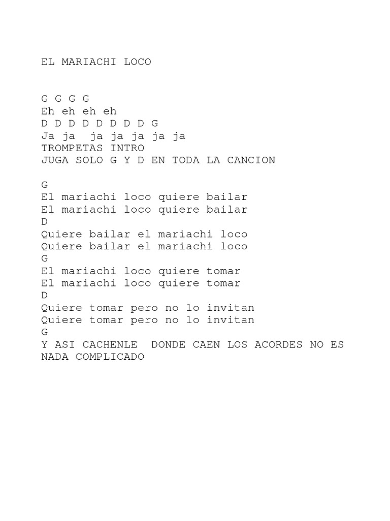 El Mariachi Loco | PDF