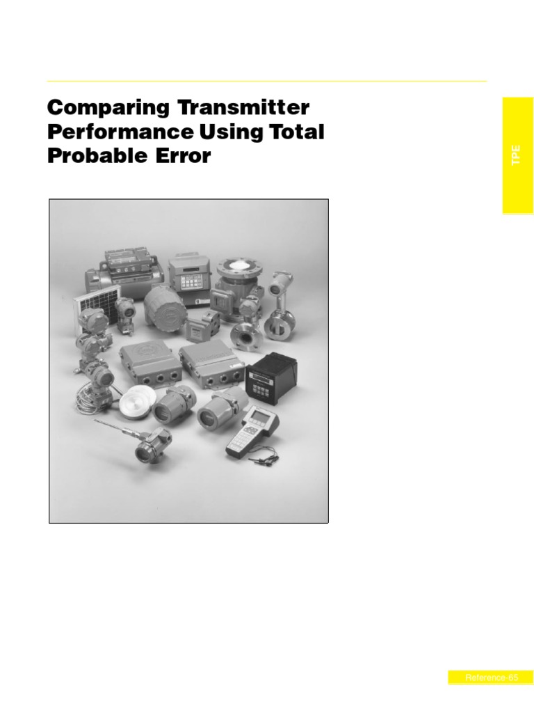 Comparing Transmitter Performance Using Total Probable Error | PDF ...