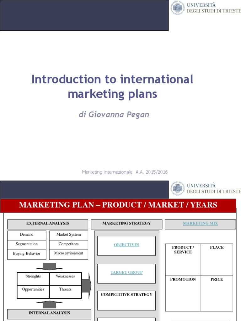 International Marketing Plan Overview | PDF | Market Share | Marketing