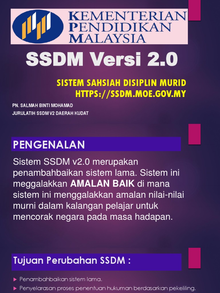 SSDM Versi 2 | PDF