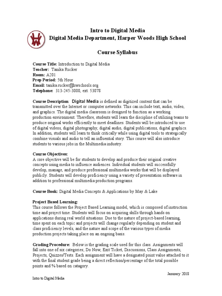Intro To Digital Media 1 | Download Free PDF | Project Based Learning ...