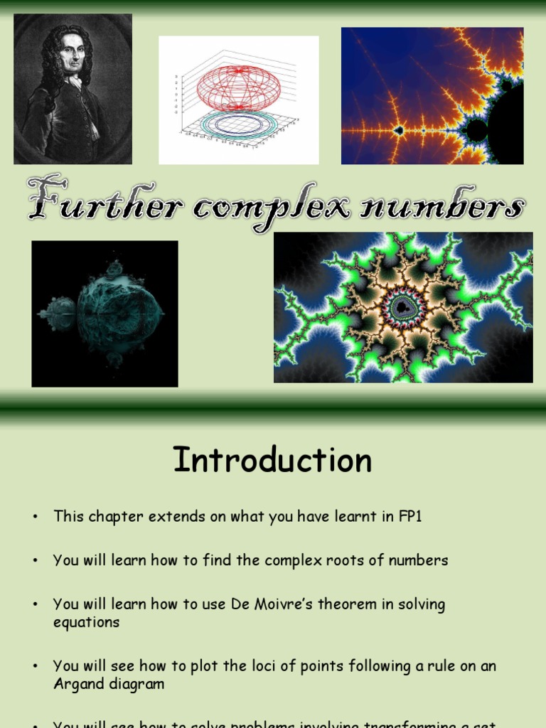 Advanced Complex Numbers | PDF | Complex Number | Trigonometric Functions