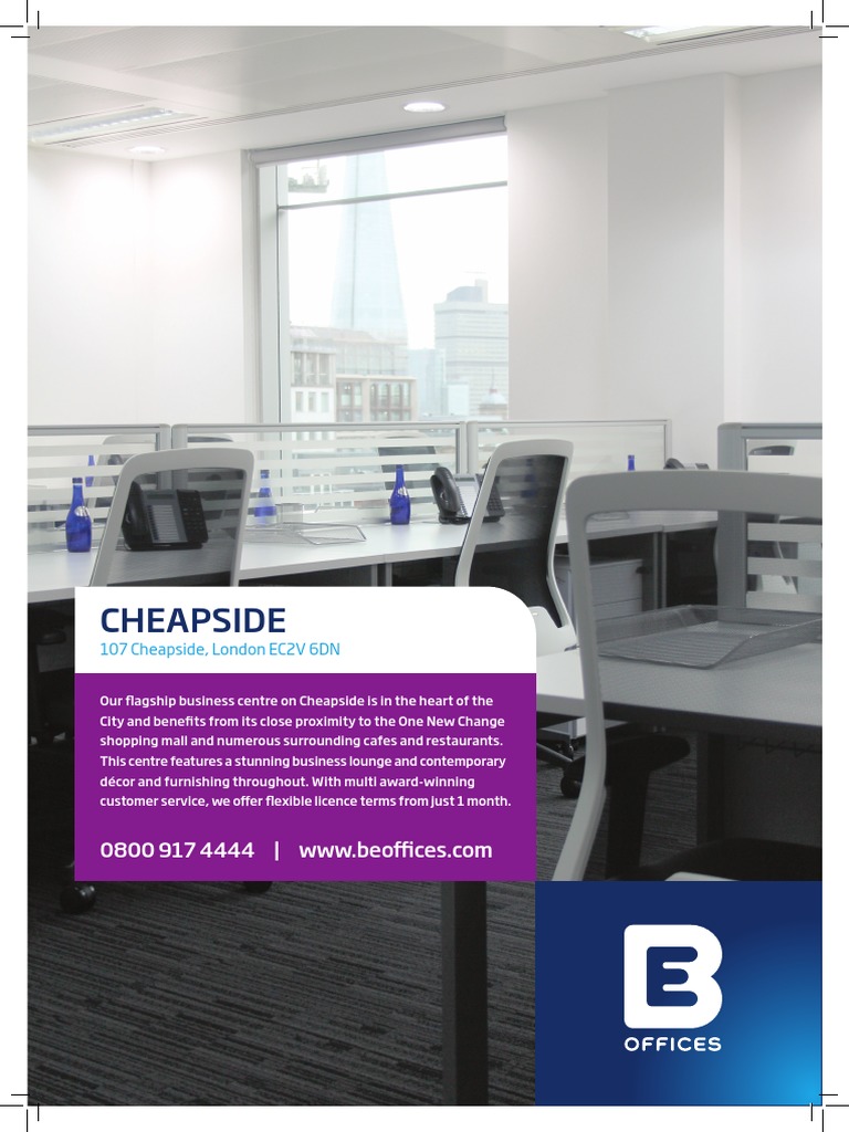 Cheapside: 107 Cheapside, London EC2V 6DN | PDF