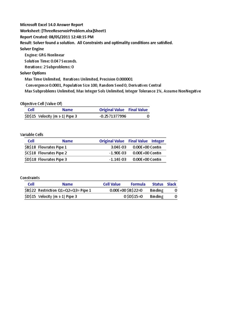 Three Reservoir Problem | PDF | Physics | Applied Mathematics