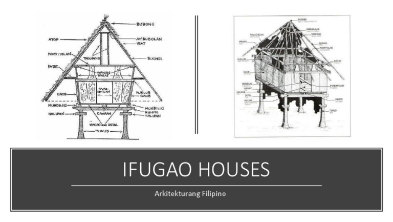 Ifugao Houses: Arkitekturang Filipino | PDF