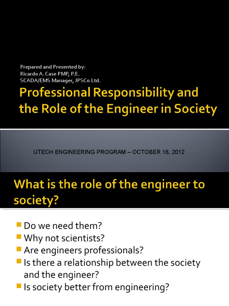 Professional Responsibility | PDF | Engineering | Sustainability