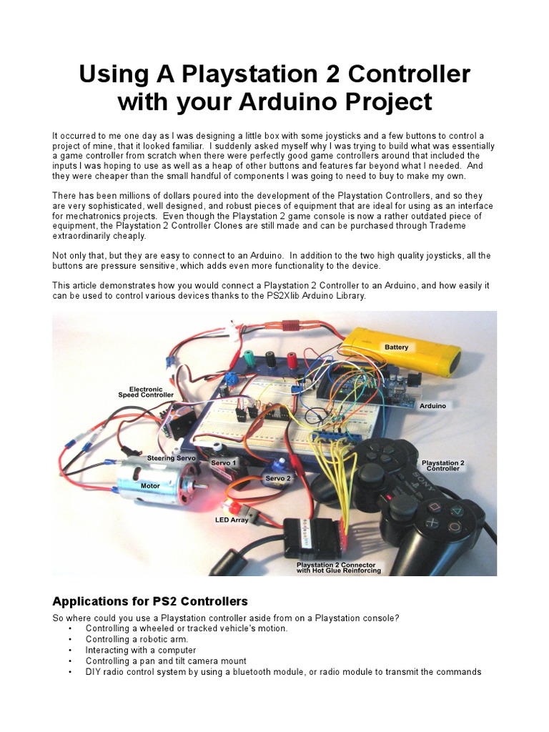 PS2 To Arduino V1b PDF | Download Free PDF | Electrical Connector | Arduino
