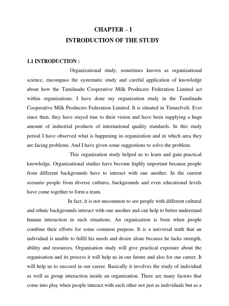 Understanding the Organizational Structure and Functions of the Tamil ...