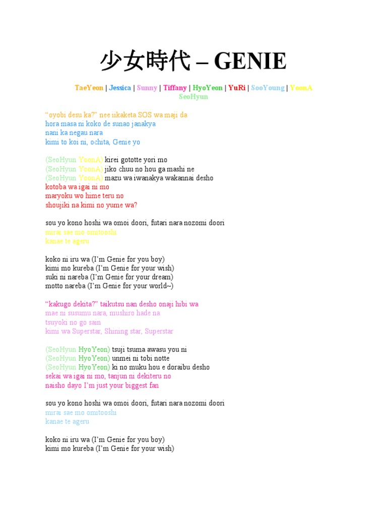 Genie Japan Ver | PDF | Language Arts & Discipline | Art