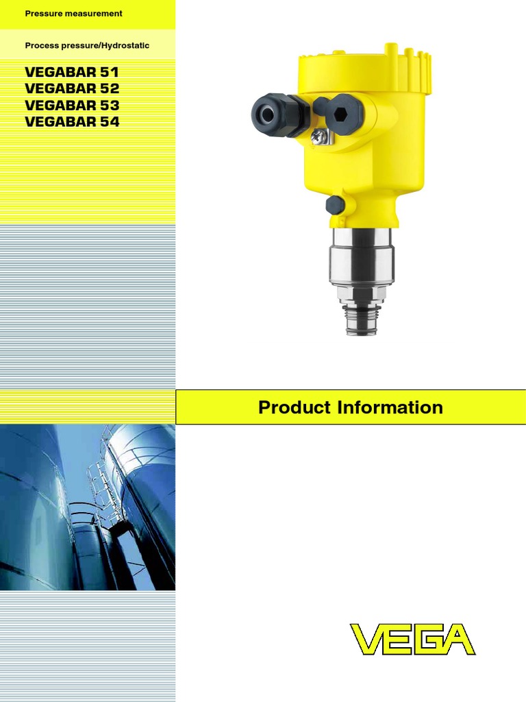 Product Information: Vegabar 51 Vegabar 52 Vegabar 53 Vegabar 54 | PDF ...