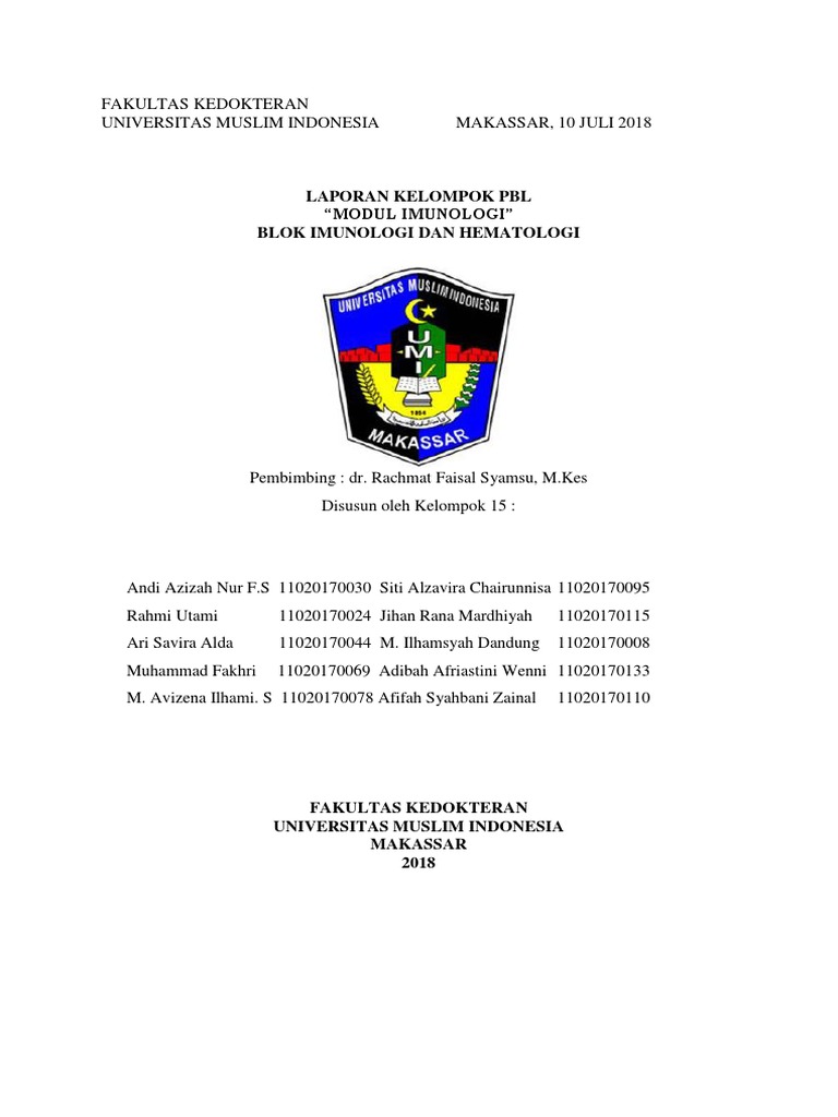 MODUL 2 IMUNOLOGI (English Version) | PDF | Epidermis | Epithelium