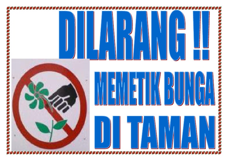Dilarang Memetik Bunga | PDF