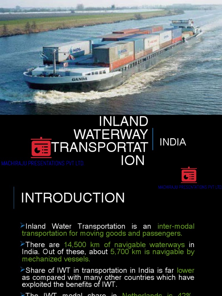 Inland Waterway Transport in India | PDF | Cargo | Containerization