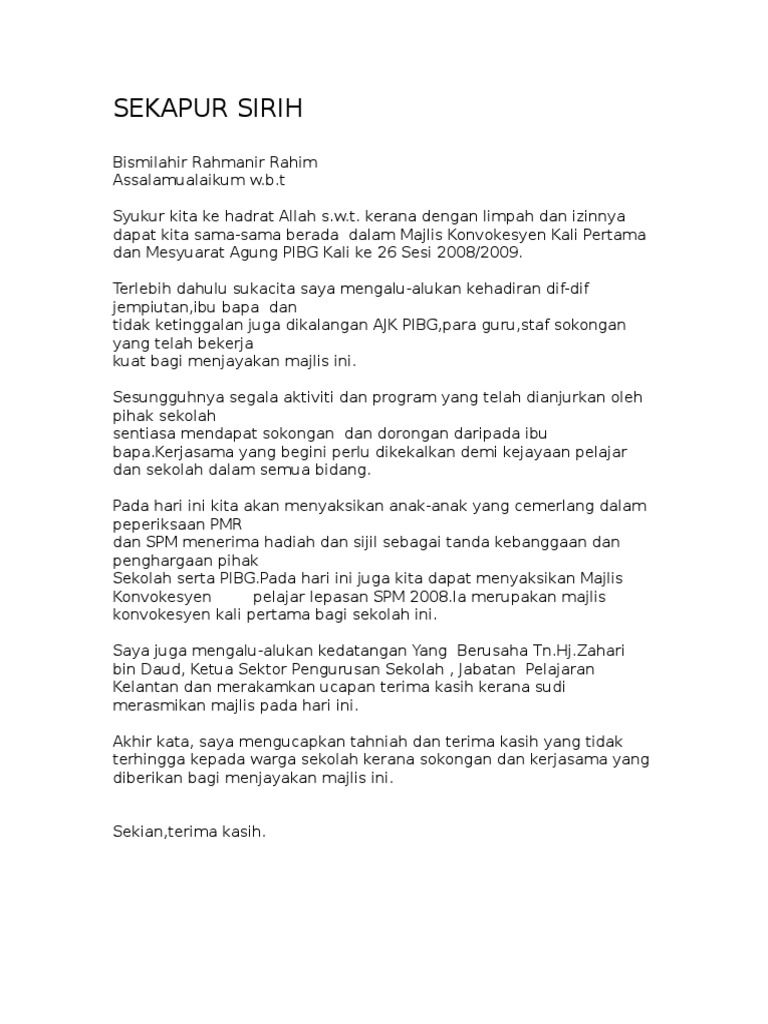 1.sekapur Sirih | PDF