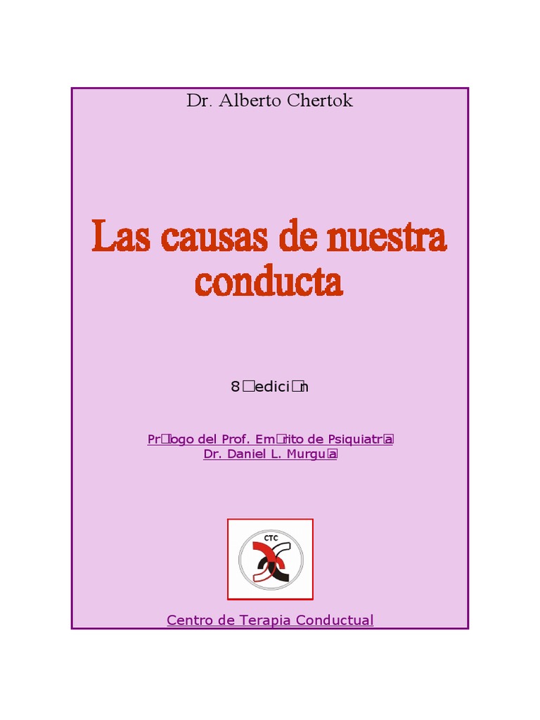 Chertok - Las Causas de Nuestra Conducta. Cap 1 - 6 | PDF ...