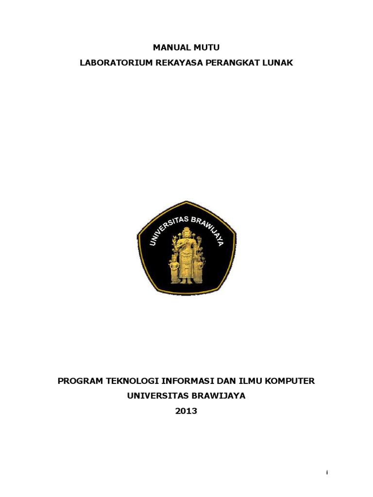Manual Mutu Laboratorium RPL | PDF