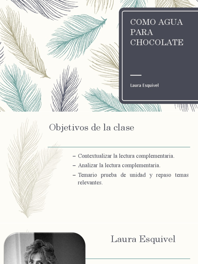 Como Agua para Chocolate | PDF | Narración
