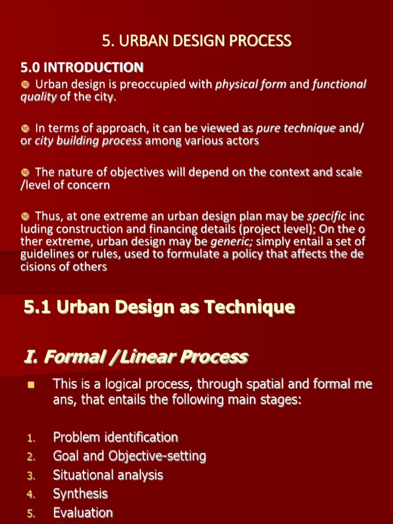 Urban Design Process | PDF | City | Urban Design