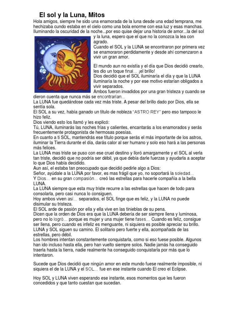 El Sol y La Luna | PDF | Astronomía | Objetos astronómicos
