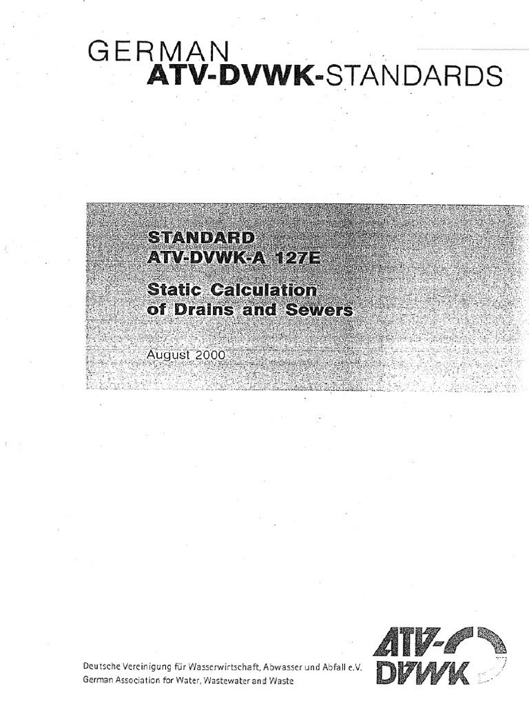ATV DVWK A127 Standard | PDF