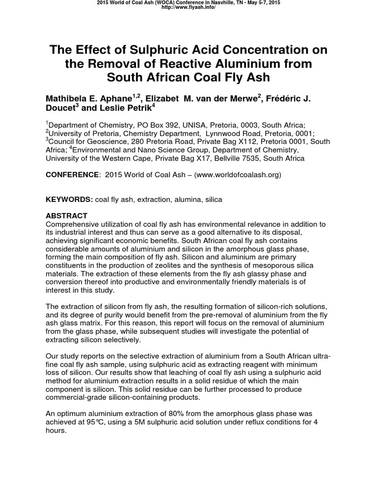 049 Aphane 2015 | PDF | Silicon | Aluminium Oxide