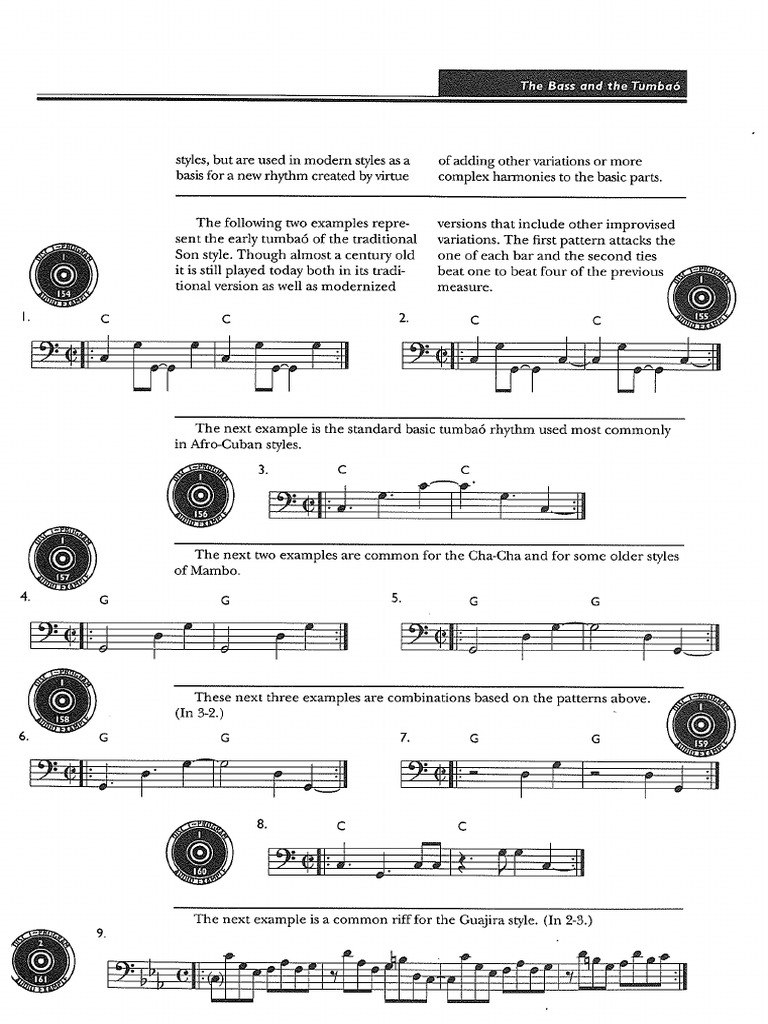 Bass in Tumbao, Different Patterns | PDF