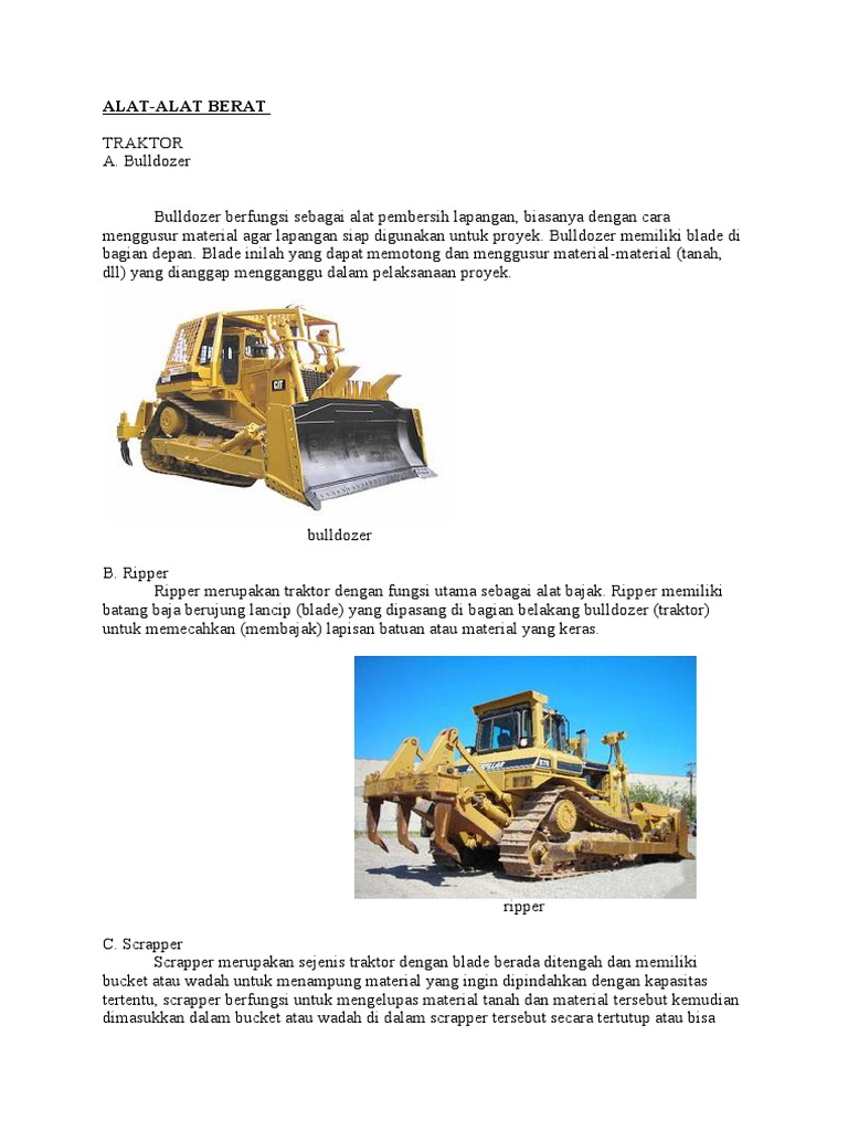 Alat-Alat Berat | PDF