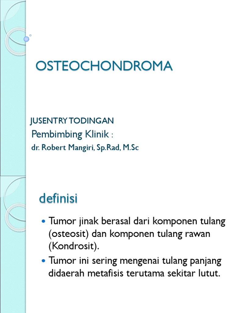 Osteochondroma | PDF | Sains & Matematika