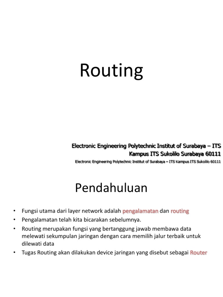 Modul 7 Routing | PDF