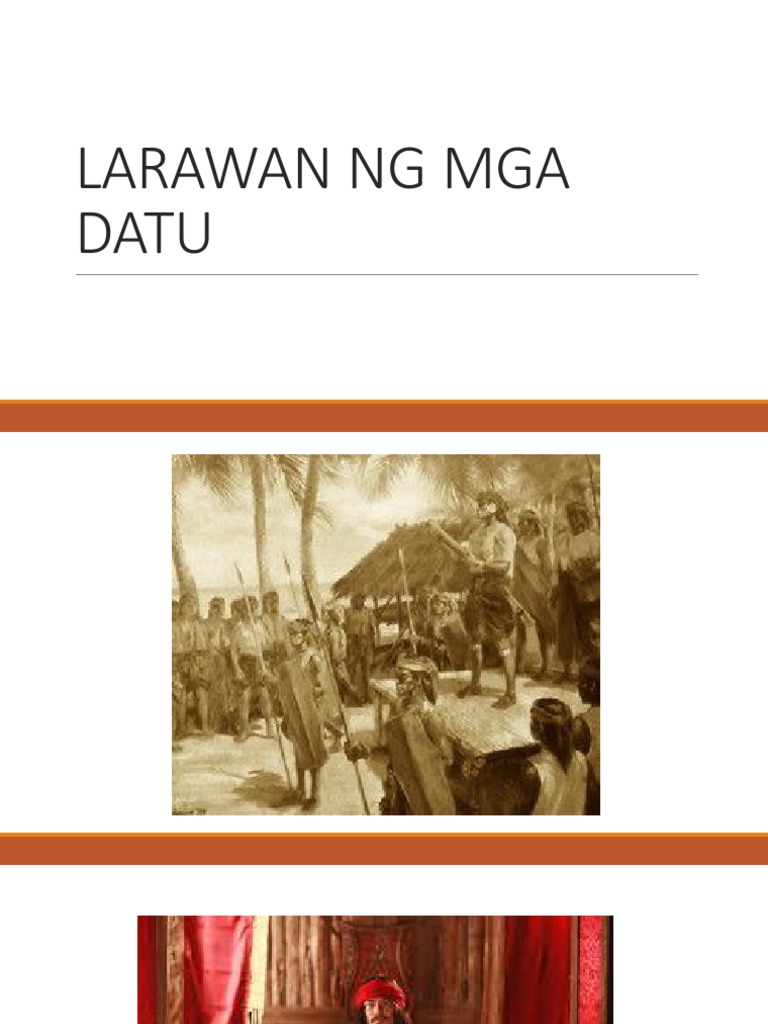 Gr. 7 Aralin 1 LARAWAN NG MGA DATU | PDF