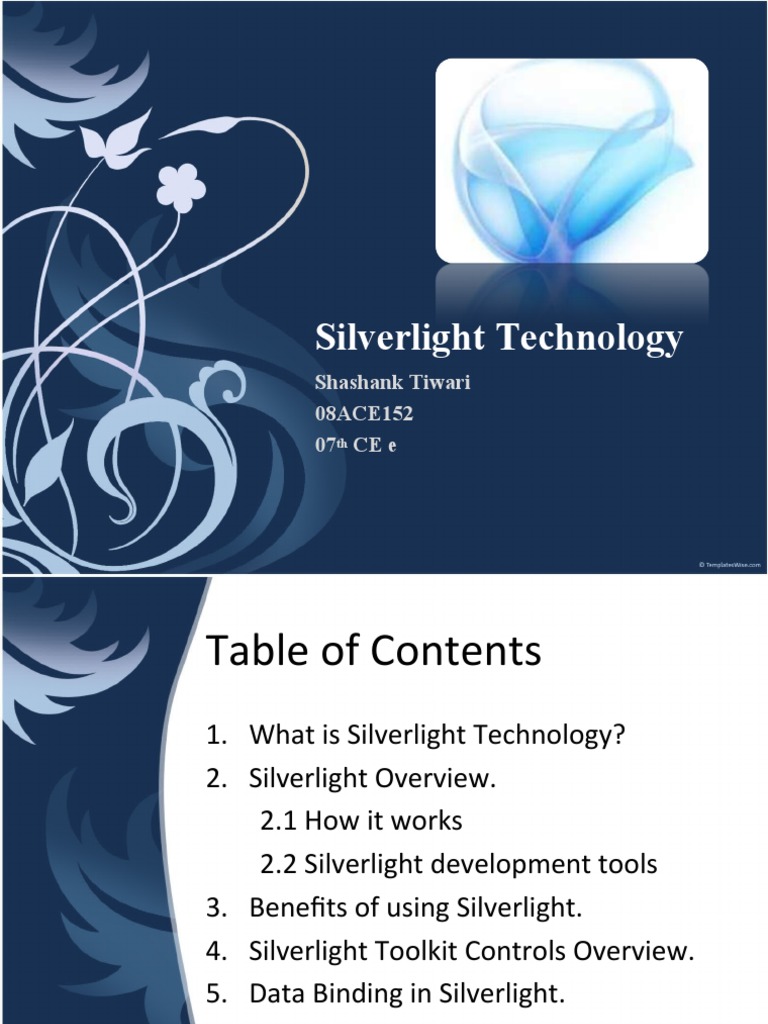 Silver Light Seminar 2 Pdf Microsoft Silverlight Extensible Application Markup Language 