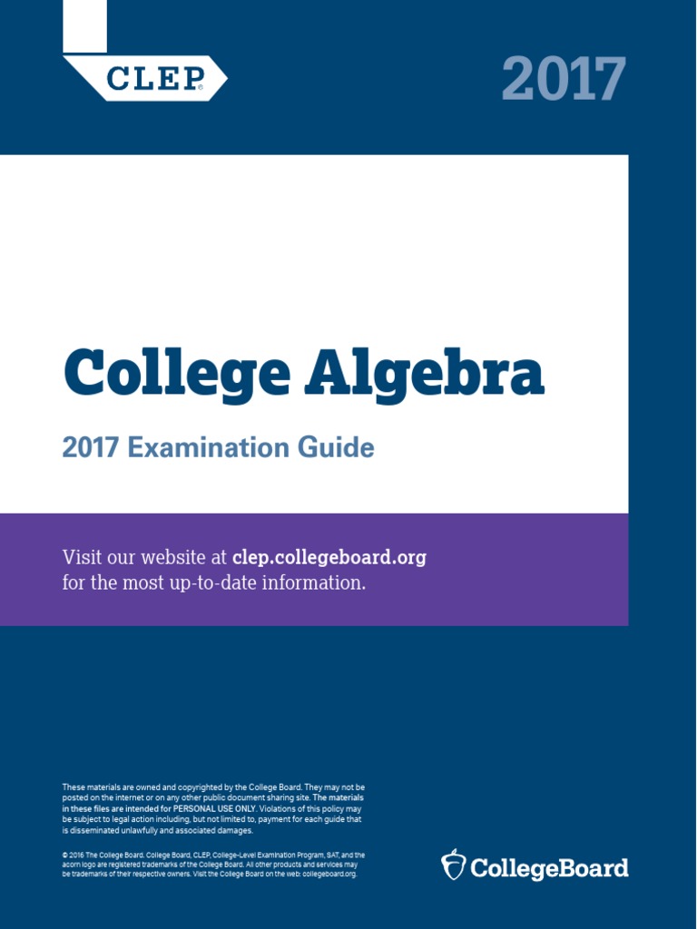 Clep Test Study Guide | PDF | College Level Examination Program | Test ...