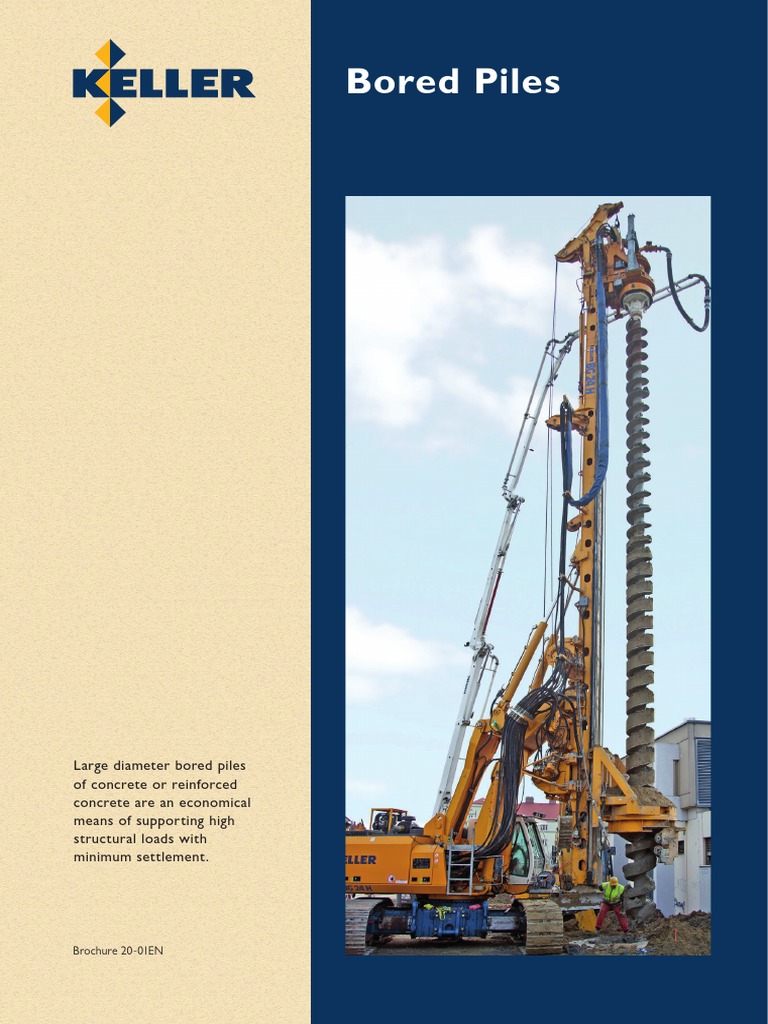 Keller 20 01EN Bored Piles | PDF | Deep Foundation | Building Engineering