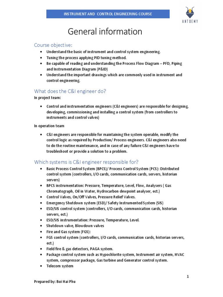 Instrument and Control Engineering Course | PDF | Control Theory ...