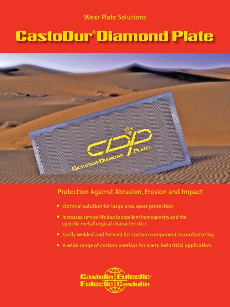 Us Eutectic CDP Wear Plate Oct2013 | PDF | Wear | Welding