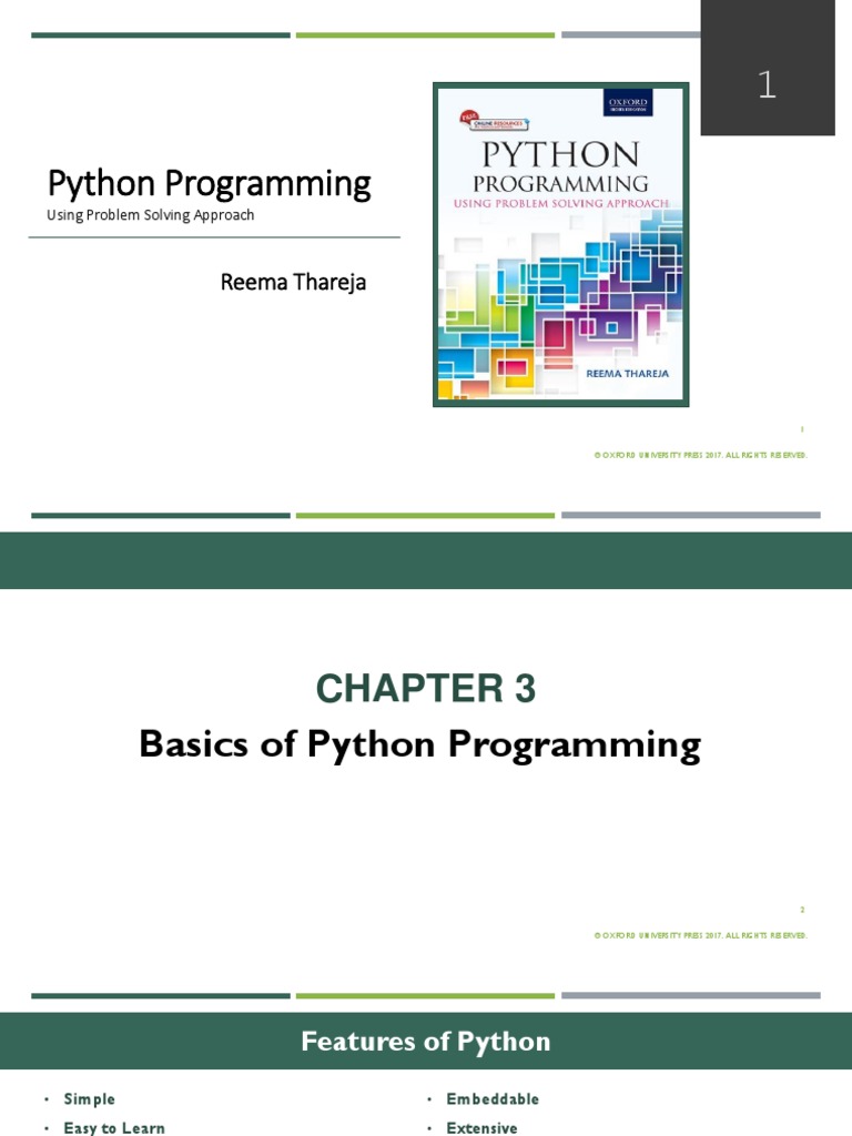 Chapter 3 | PDF | Python (Programming Language) | Data Type