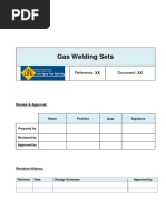 Checklist of Gas Cutting Set | PDF
