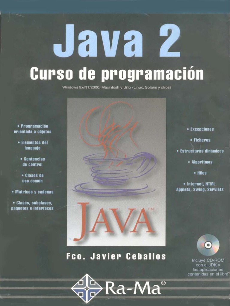 JAVA 2-Curso de Programacion - (Javier Ceballos) | PDF | J Query | .NET ...