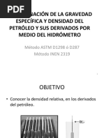 ASTM D1298 - Método para Determinar La Gravedad API (Método de ...