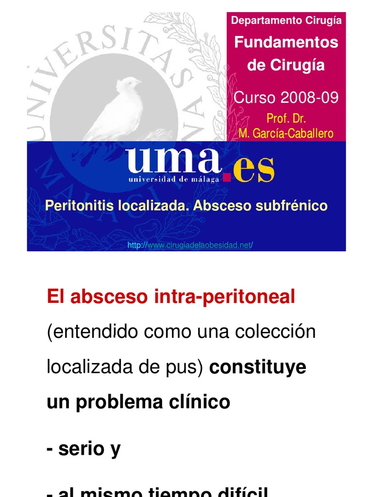 Absceso Subfrénico | PDF | Rtt | Especialidades Medicas