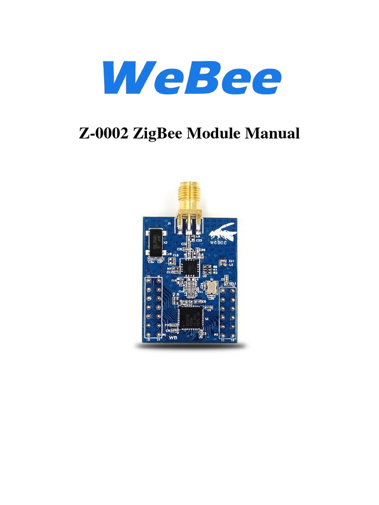 WeeBee Z-0002 ZigBee Module Manual | PDF | Network Topology | Computer ...