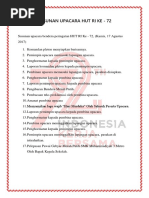 Susunan Upcara HUT RI Ke 79 | PDF