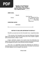 Sample Motion For New Trial | PDF | Legal Procedure | Public Law