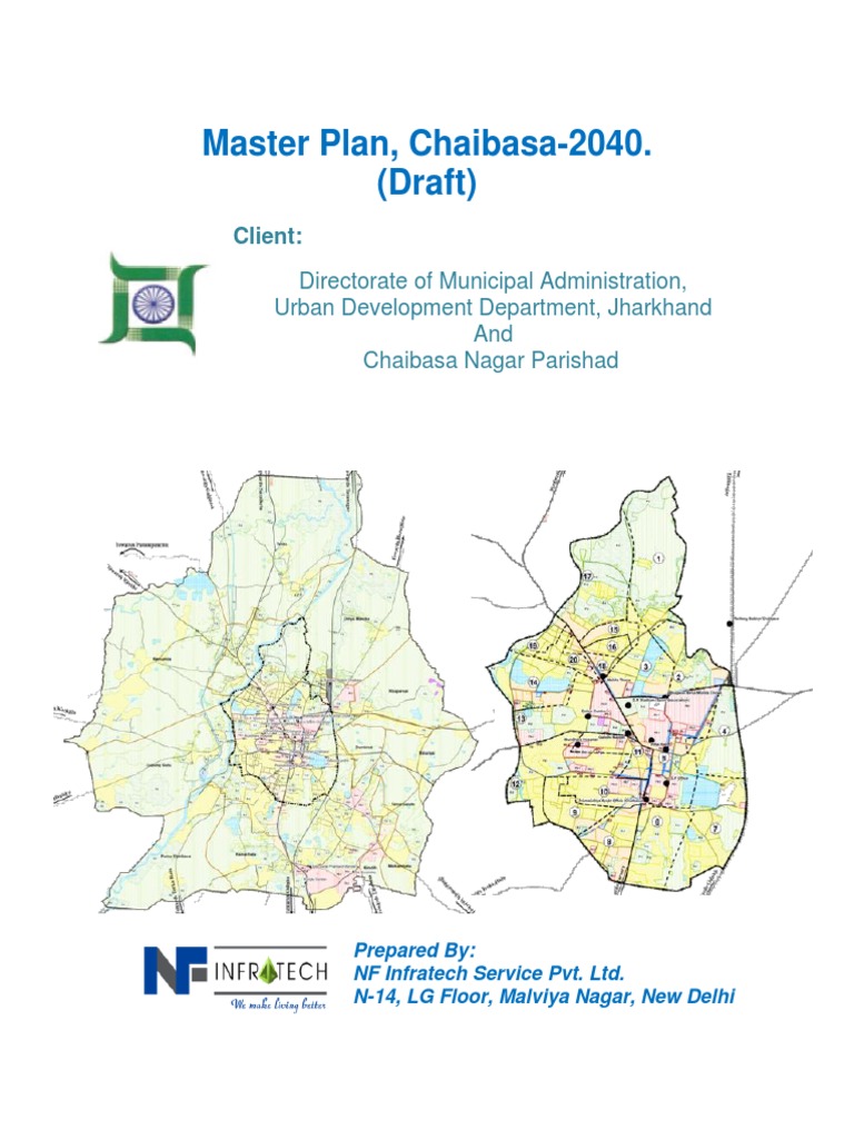 Chaibasa Master Plan - 2040 Draft Report English | PDF | Water ...