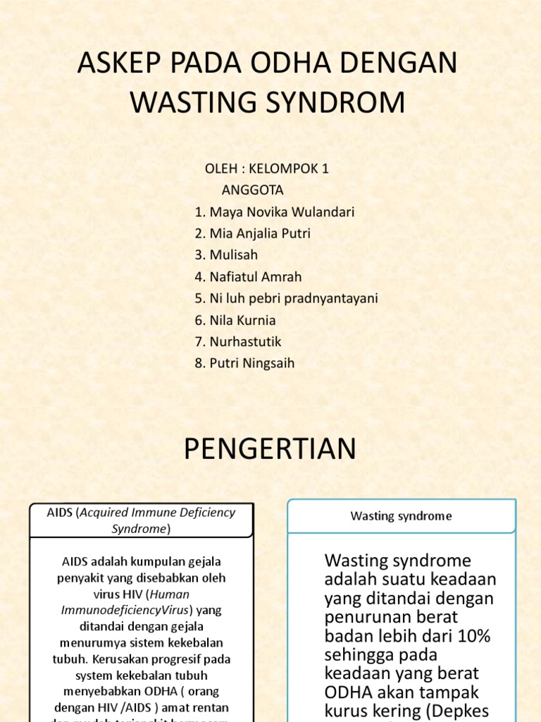 Askep Pada Odha Dengan Wasting Syndrom | PDF